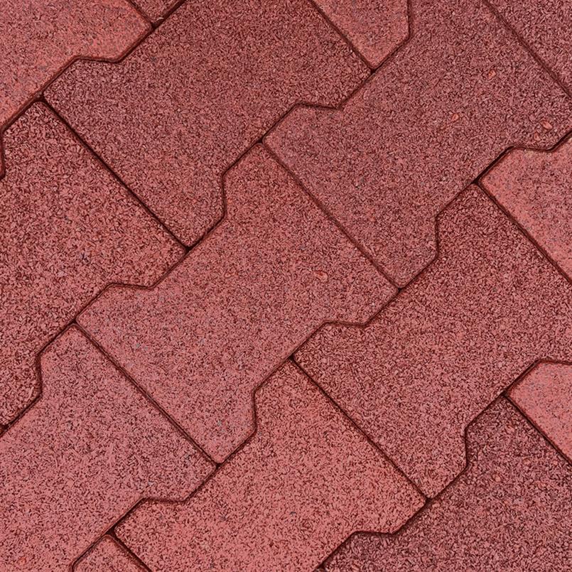 Gummi Verbundpflaster 20x16,5x4,3cm rot - Stallmatten - Gummimatten ...