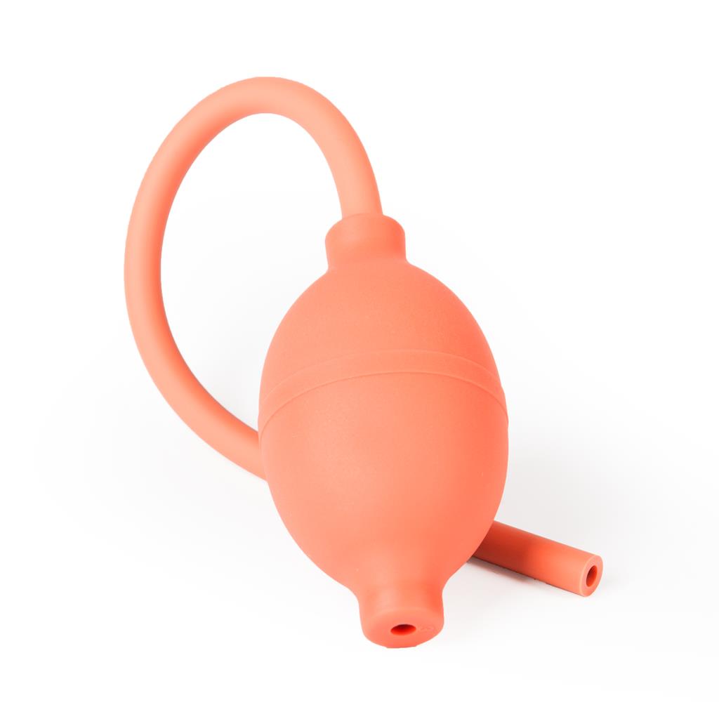 Pipettierball mit Schlauch rot/braun D=50mm - Technikplaza