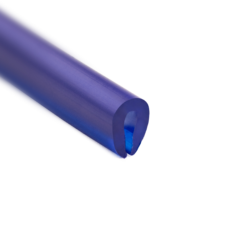 PVC U-Profil blau 2,5mm / BxH=6x8mm (L=50m) - Technikplaza
